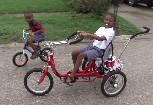 8-year-old with autism gets therapy bike, family now wants to help ...