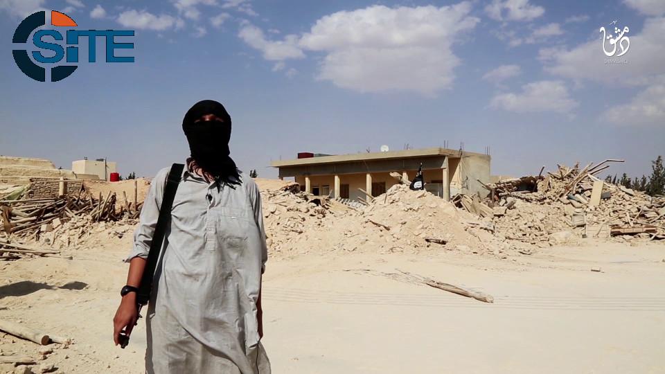 ISIS released a video showing the destruction, ruins of the Mar Elian ...