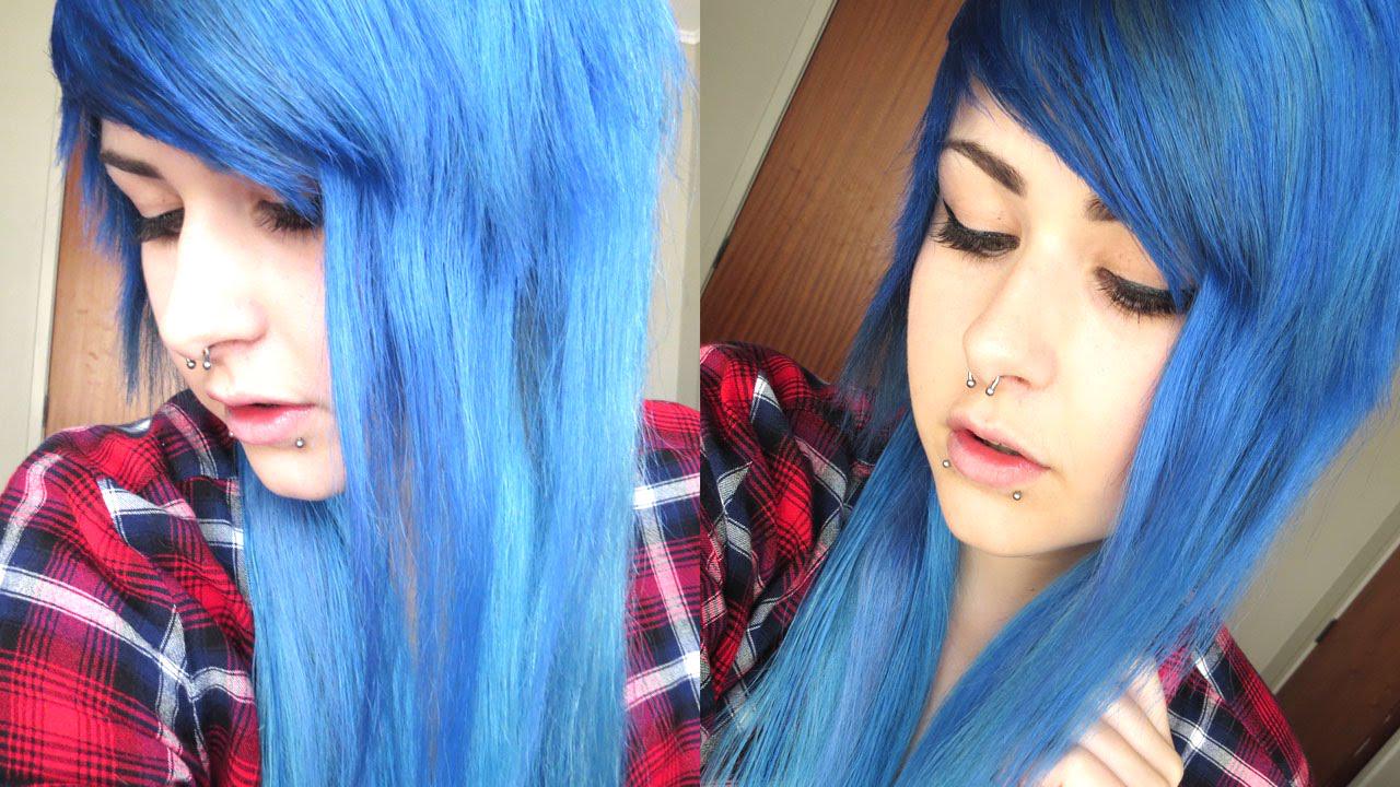 Blue Hair Scene Girl