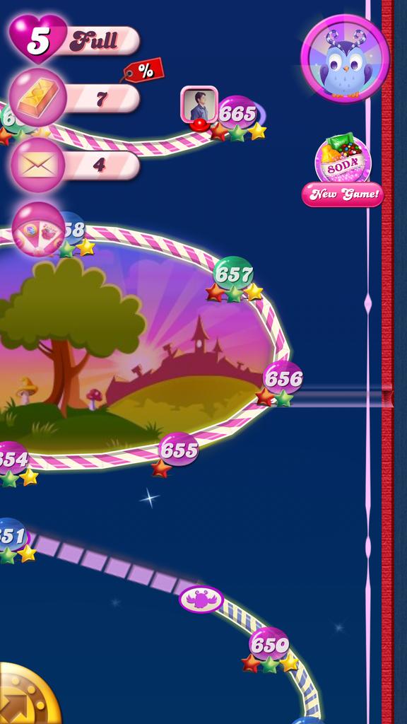 Candy Crush Saga Map