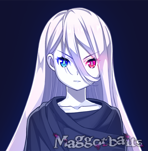 CLOCKUPの日常＠針山 on Twitter: "「Maggot baits」の立ち絵チラ見せ、本日は「無名の魔女」さんです。CVはCLOCKUPではお久しぶりの御苑生メイさん。ロリ役をお ...