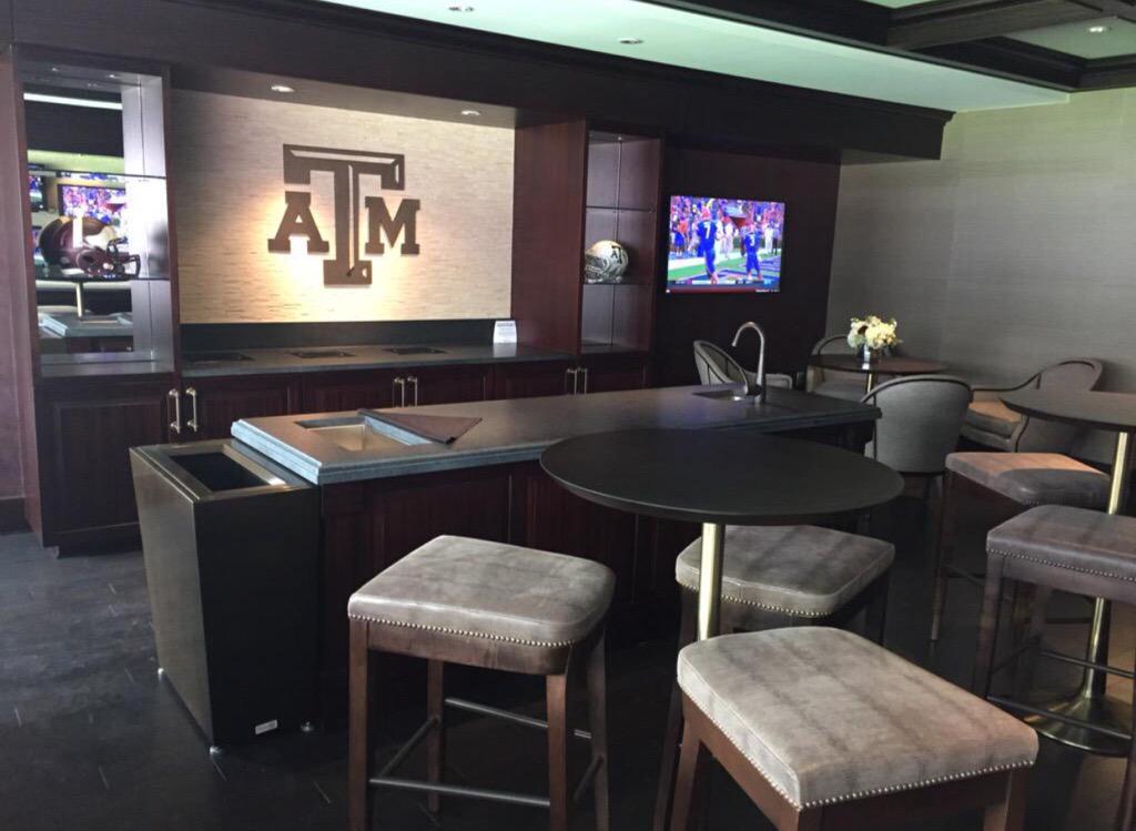 Here are the new founders suites & founders club inside texas a&m's ...