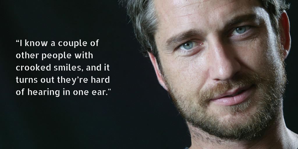 Gerard Butler Ear