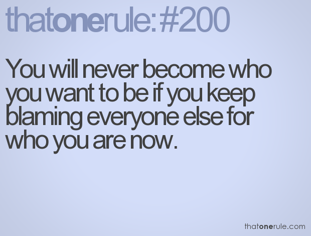 That One Rule Quotes