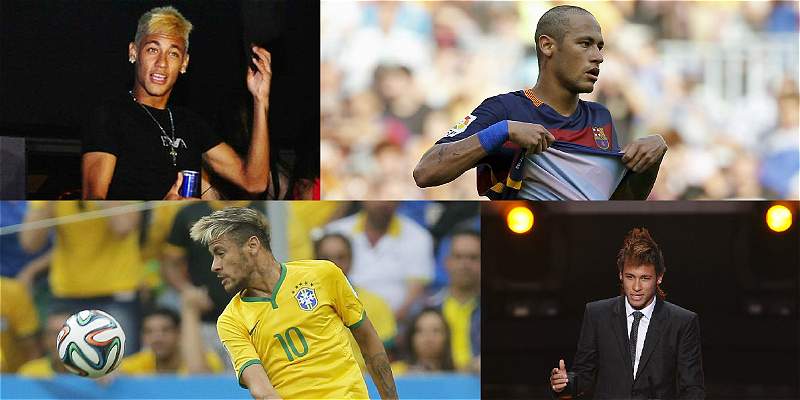 En imágenes: Neymar calvo, uno más de sus cambios de 'look' ¿Cuál le ...