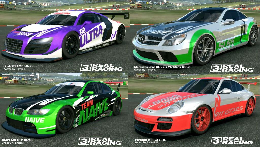 Real Racing 3 Custom Cars