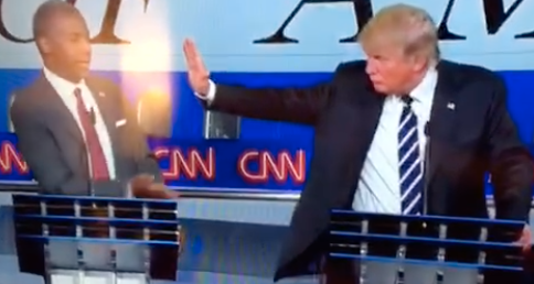 Donald Trump: Donald Trump tried to give a high-five in the Republican ...