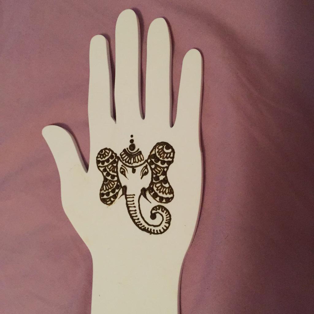 Ganesh Henna Tattoos Hindu Elephant Head God Lord Ganesh. Hinduism.