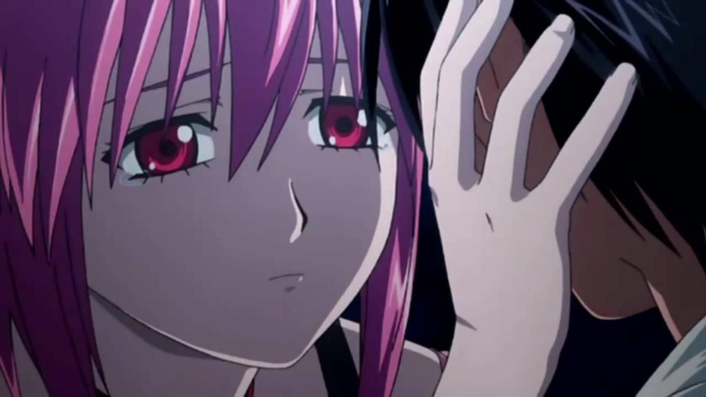 Elfen Lied Lucy And Kouta Hug