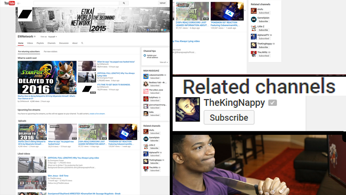 I love Etika, but I'm not sure how I feel about this tweet he made ...