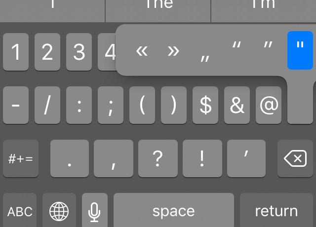 Iphone Keyboard Asterisk