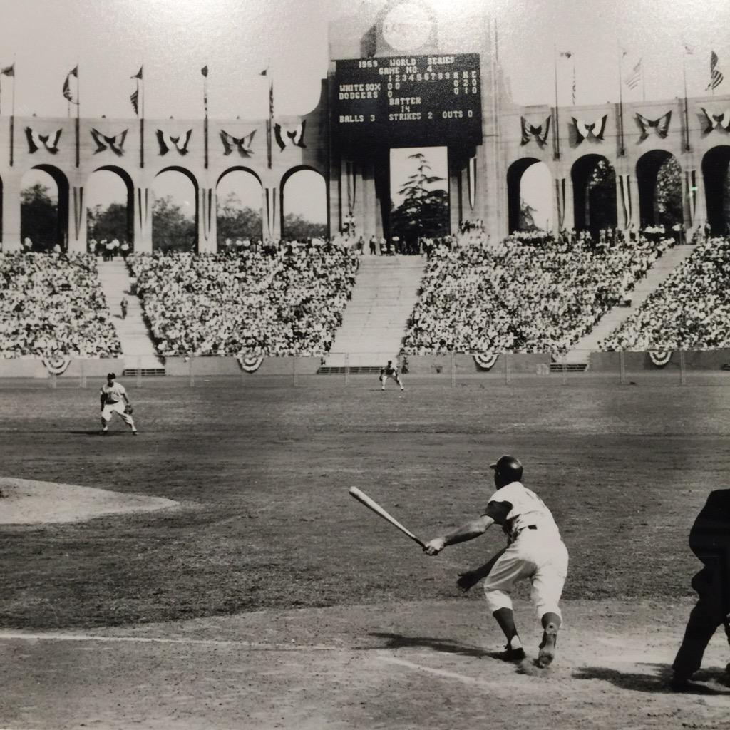 The dodgers played at the coliseum from 1958 to 1961 after moving to l ...