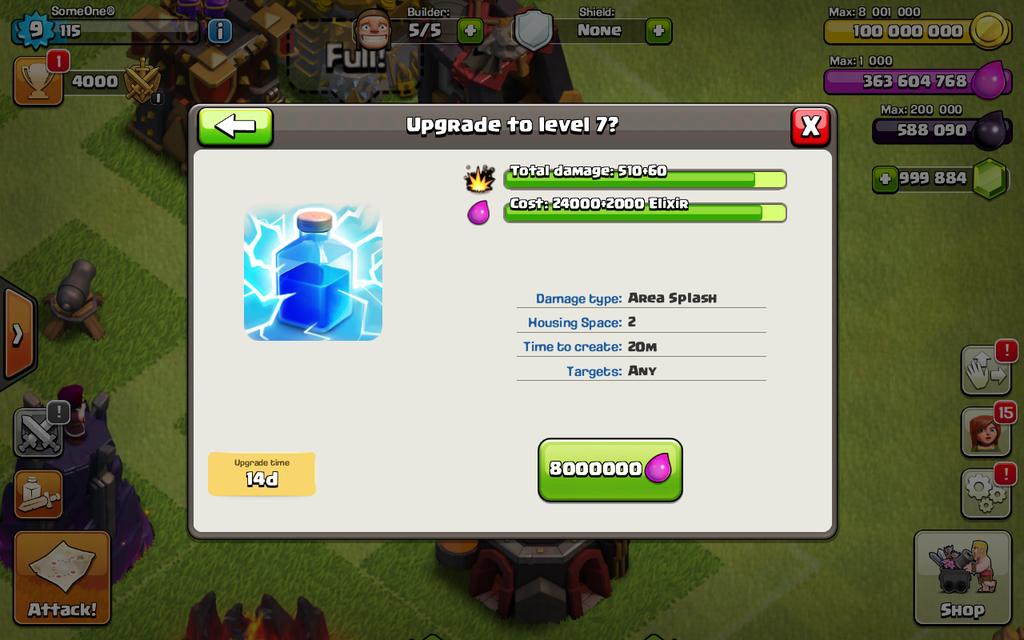 Lightning Spell Clash Of Clans