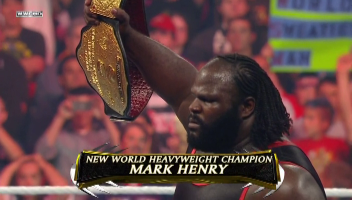 Mark Henry World Heavyweight Champion