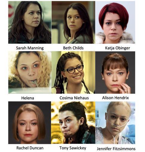 Tatiana Maslany Orphan Black Characters
