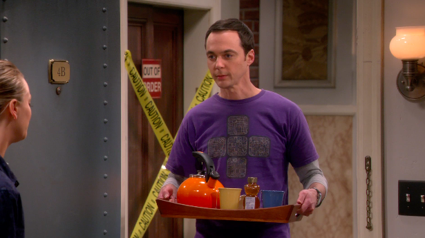 A hot beverage from Sheldon! That would cheer anyone up! #BigBangTheory ...