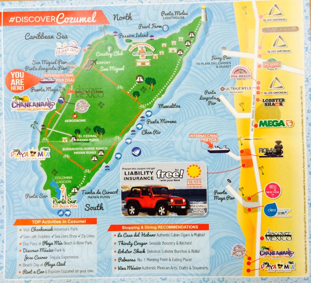 Cozumel Mexico Map Mexico's Caribbean Comes Alive With Ironman Cozumel