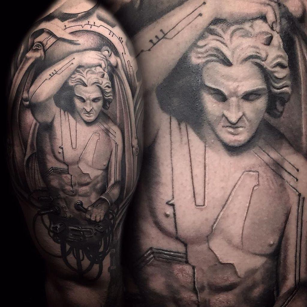 Lucifer Chest Tattoo