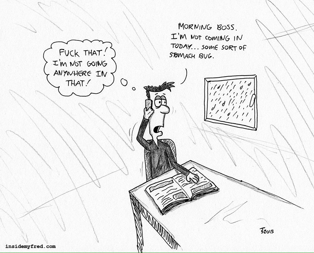 Funny Weather Cartoon