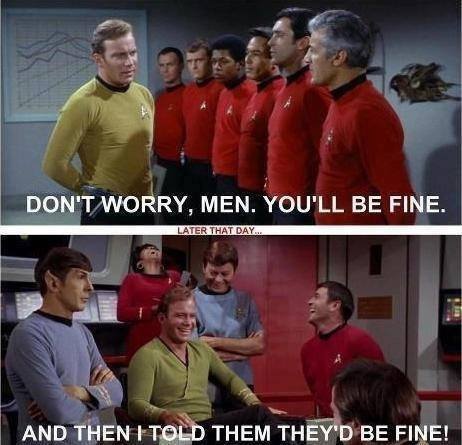 Star Trek Red Shirts Funny