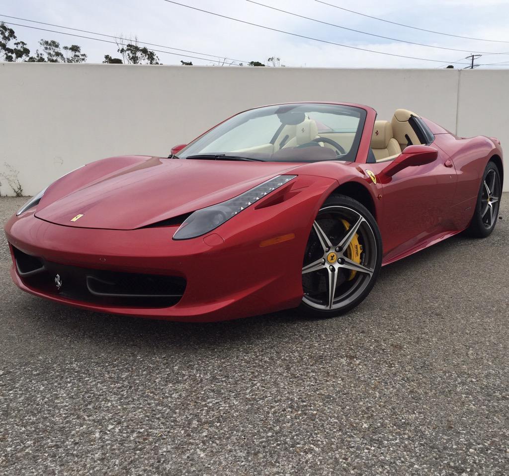 Ferrari 458 Italia Red Interior
