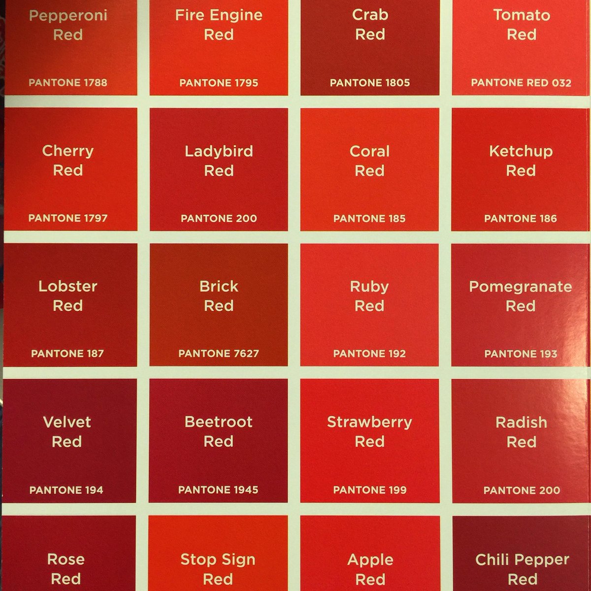 Pantone Brick Red