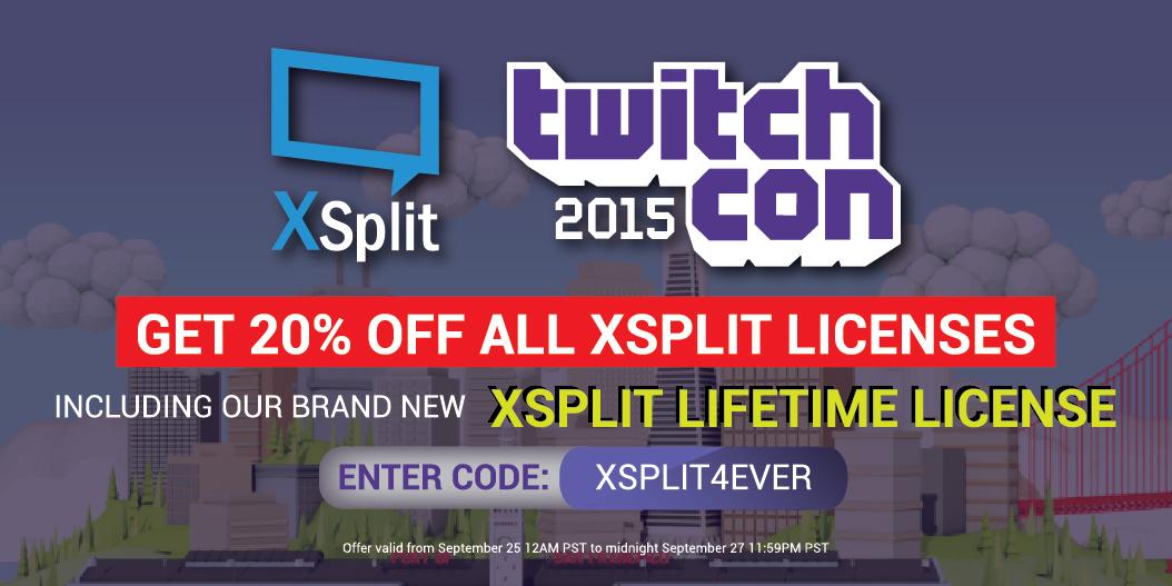XSplit on Twitter: "Introducing the XSplit Lifetime License! Get 20% off it for the duration of ...
