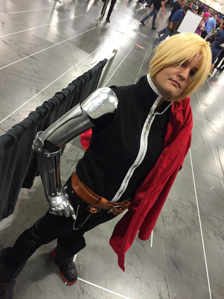 Vic Mignogna Cosplaying Vampire Knight Kiryu Zero Black School Uniform