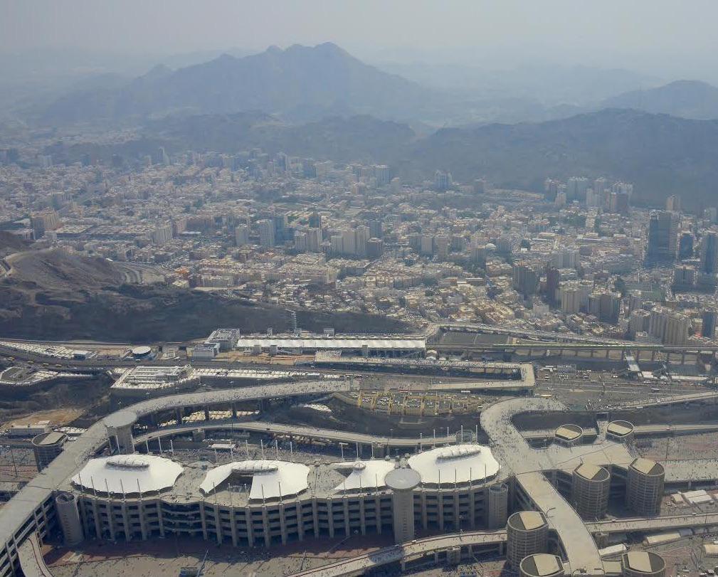 Aerial photos of the Jamarat complex and Mina tent city — Saudi Press ...