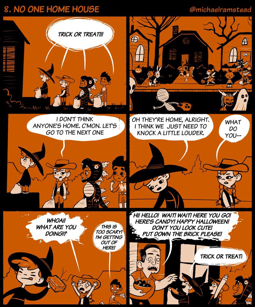 「Daily Halloween Comic! Day 6! 」🍁Michael Ramstead🍁の漫画