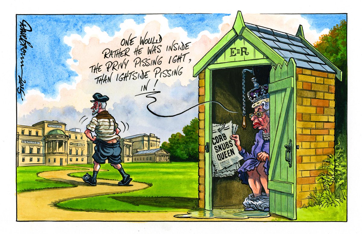 Peter Brookes on Jeremy Corbyn and the Privy Council (Times cartoon ...