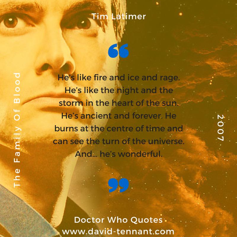 Doctor Who David Tennant Quotes