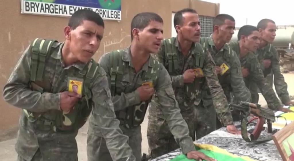 YPG announced a new Arabic brigade, in ceremony with tribes leaders : r ...