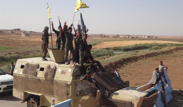 YPG seize armoured vehicle from ISIS in clashes around AbdulAziz ...