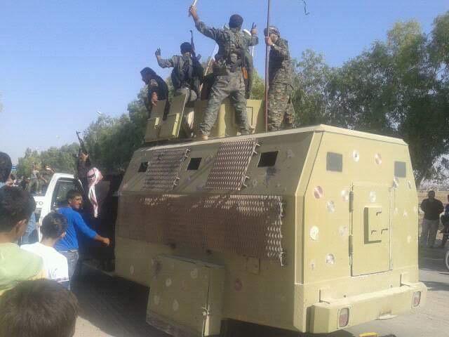 YPG seize armoured vehicle from ISIS in clashes around AbdulAziz ...