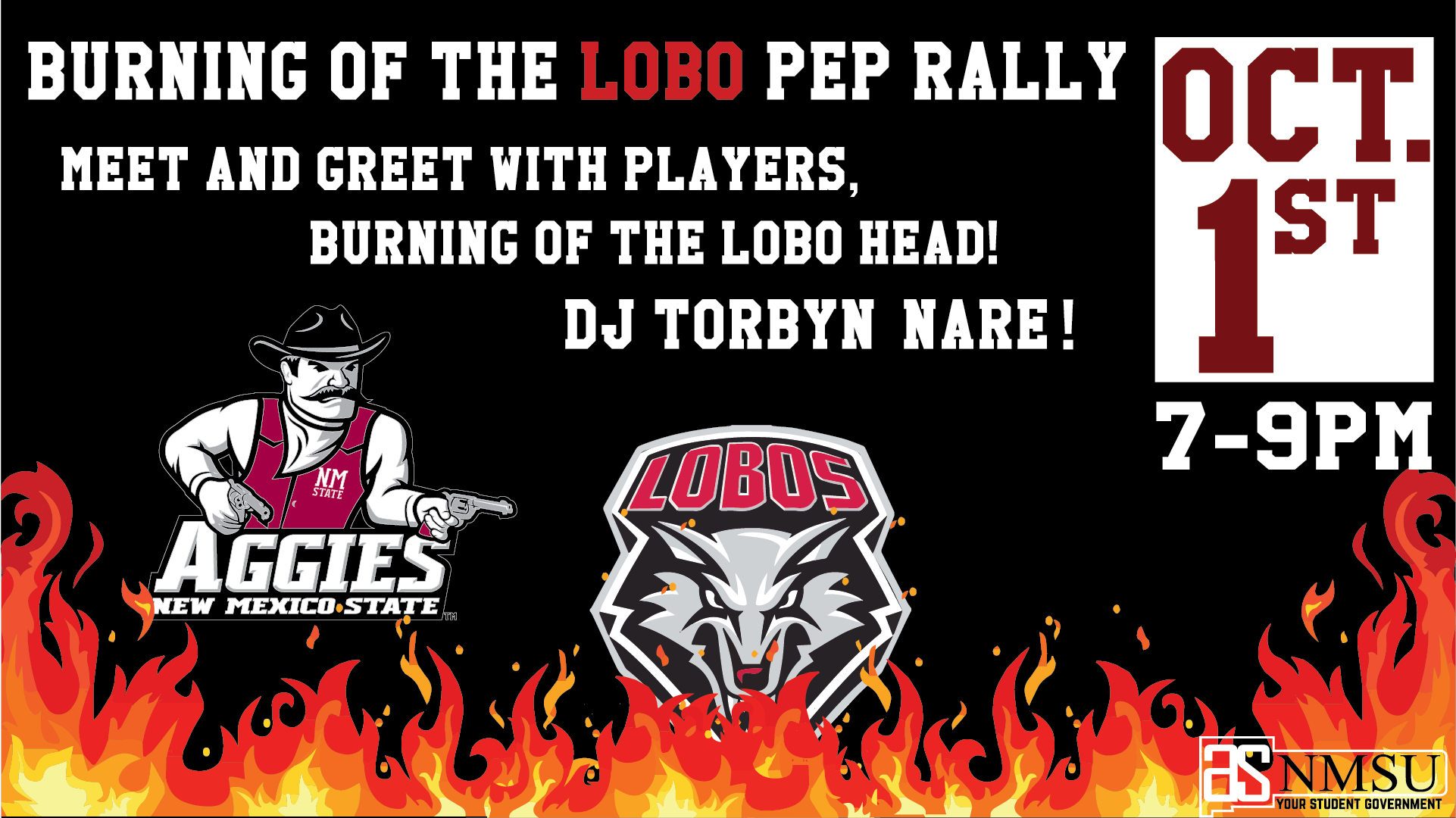 Lobos Pep Rally Posters Rivalry Week! Make Sure To Participate In All