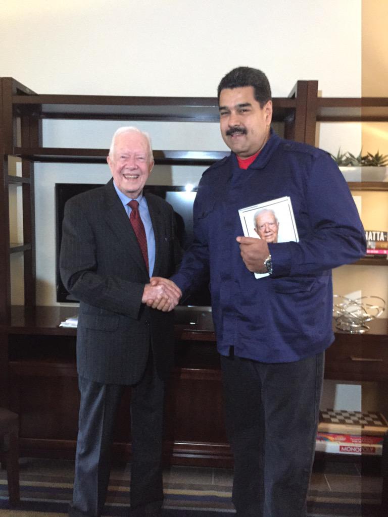 Expresidente Jimmy Carter Comandante Chávez : Extraordinaria reunión ...