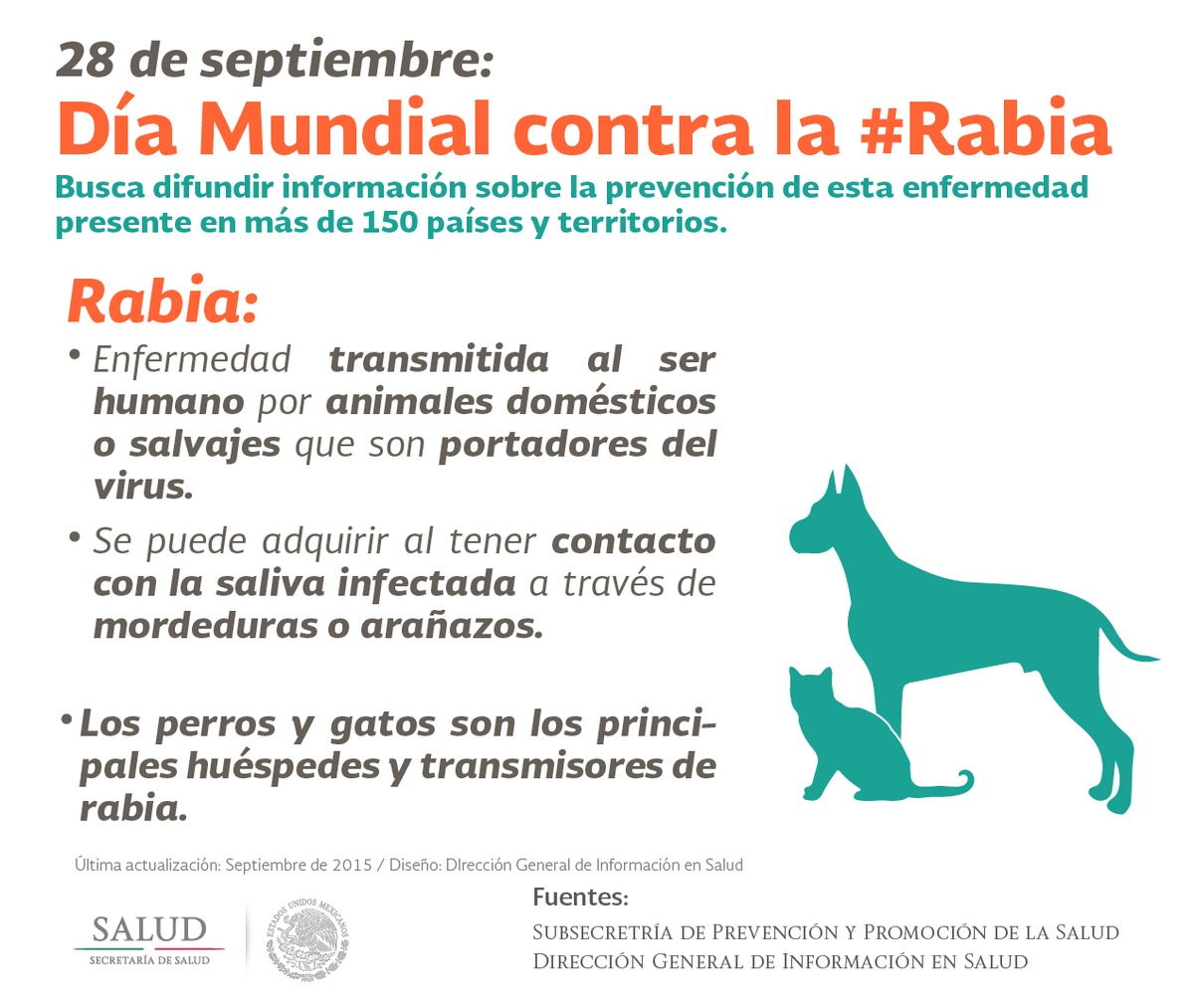 El Día Mundial de la Rabia difunde información para prevenir esta ...