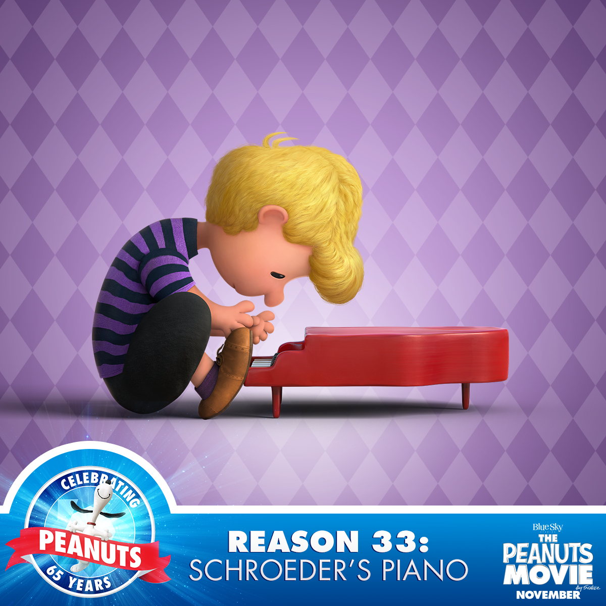 Schroeder Playing Peanuts