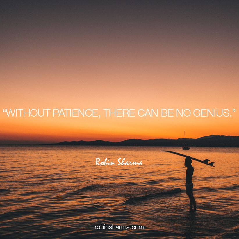 No Patience Quote