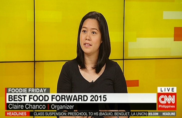 CNN Philippines on Twitter: "Claire Chanco joins us this morning to talk about Best Food Forward ...