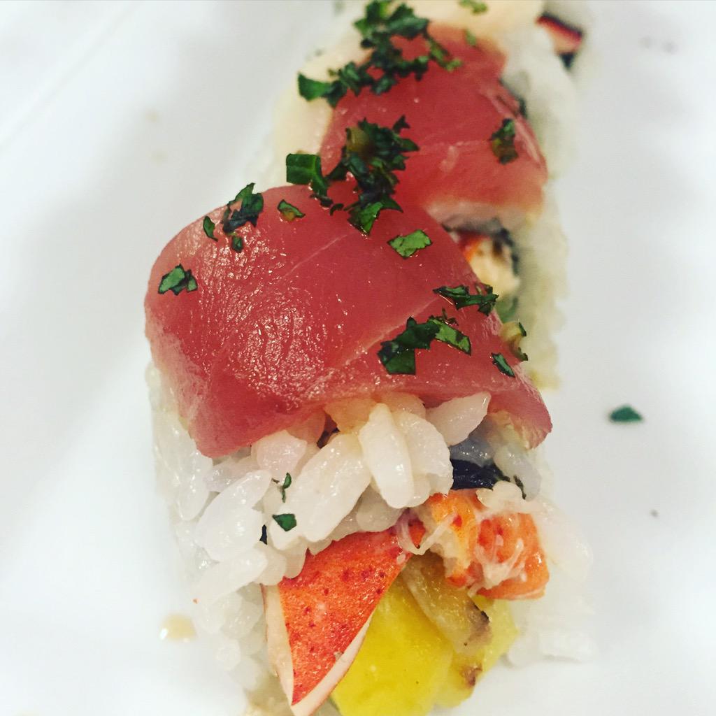 It's not winter yet, but come try our special Candy Cane roll with ...