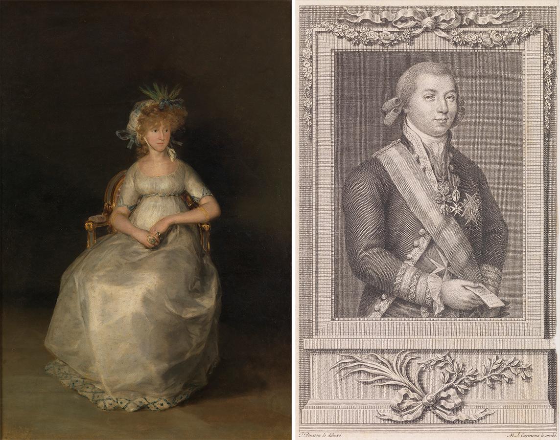 TalDíaComoHoy de 1797 se casó en El Escorial Manuel Godoy con Mª Teresa ...