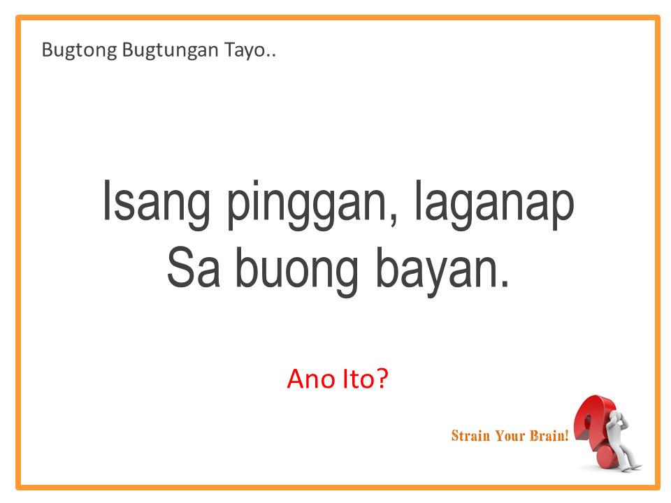 BUGTONG-BUGTONG: 10 Filipino Riddles To Test Your Wits, 54% OFF