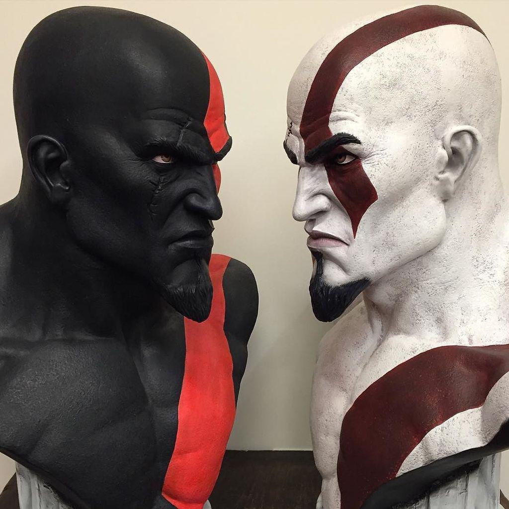 Kratos God Of War 3 Face