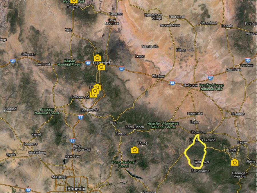 Looking for fall colors in Arizona? Check out a map with our top 9 ...