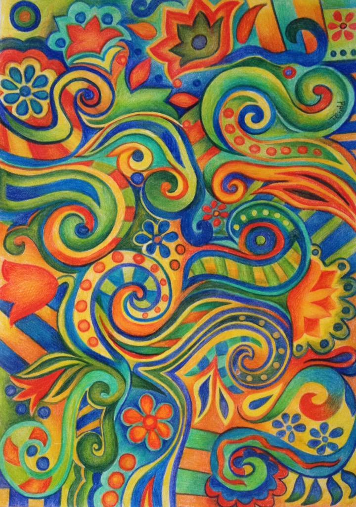 Trippy Pencil Drawings