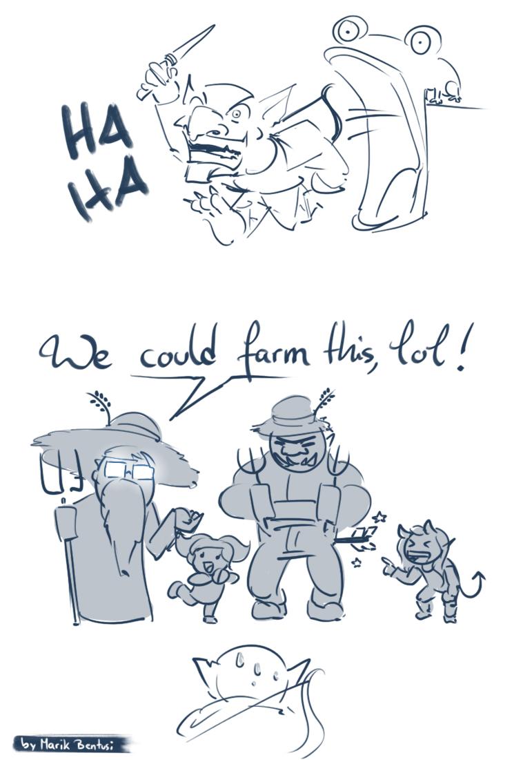 「@asasparrow @Silent0siris @skinnyghost 」Marik Bentusiの漫画