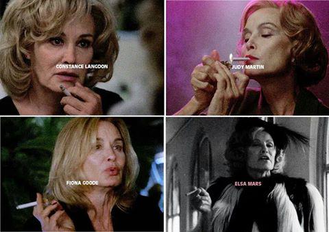 American Horror Story Jessica Lange Smoking