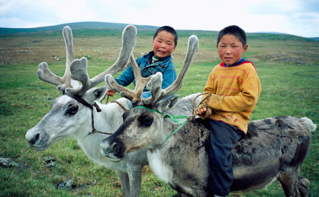 Riding Reindeer